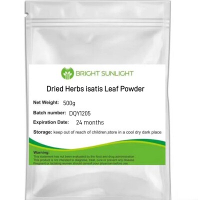 500g/1.1LB Dried Herbs isatis Leaf Powder, Da Qing Ye Powder, Woad Leaf ...