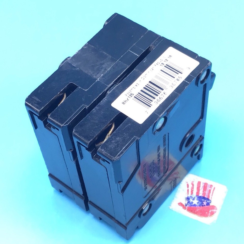 One (1) New Circuit Breaker Eaton Cutler Hammer BR2125 125 Amp 2 Pole ...