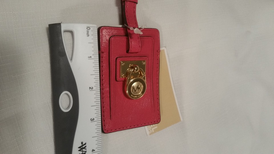 Michael Kors Luggage Tag, SuitCase, School/Work ID, Driver's L Keycharm ...