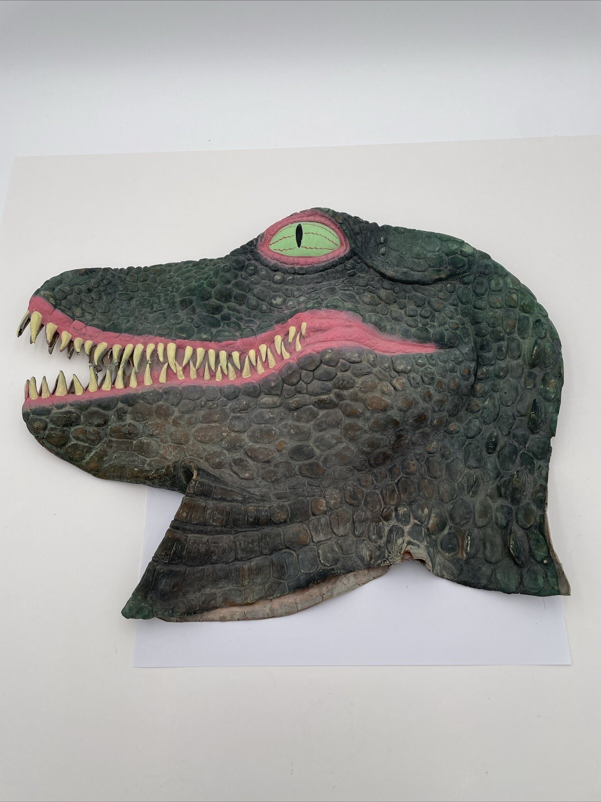 Vintage Latex RAPTOR MASK Tyrannosaurus Rex Dinosaur … - Gem