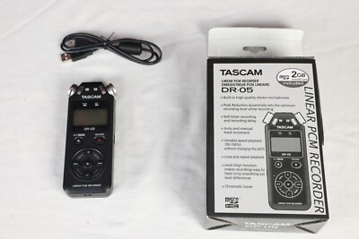 TASCAM DR05 Stereo Handheld Digital Recorder with USB 43774033669| eBay