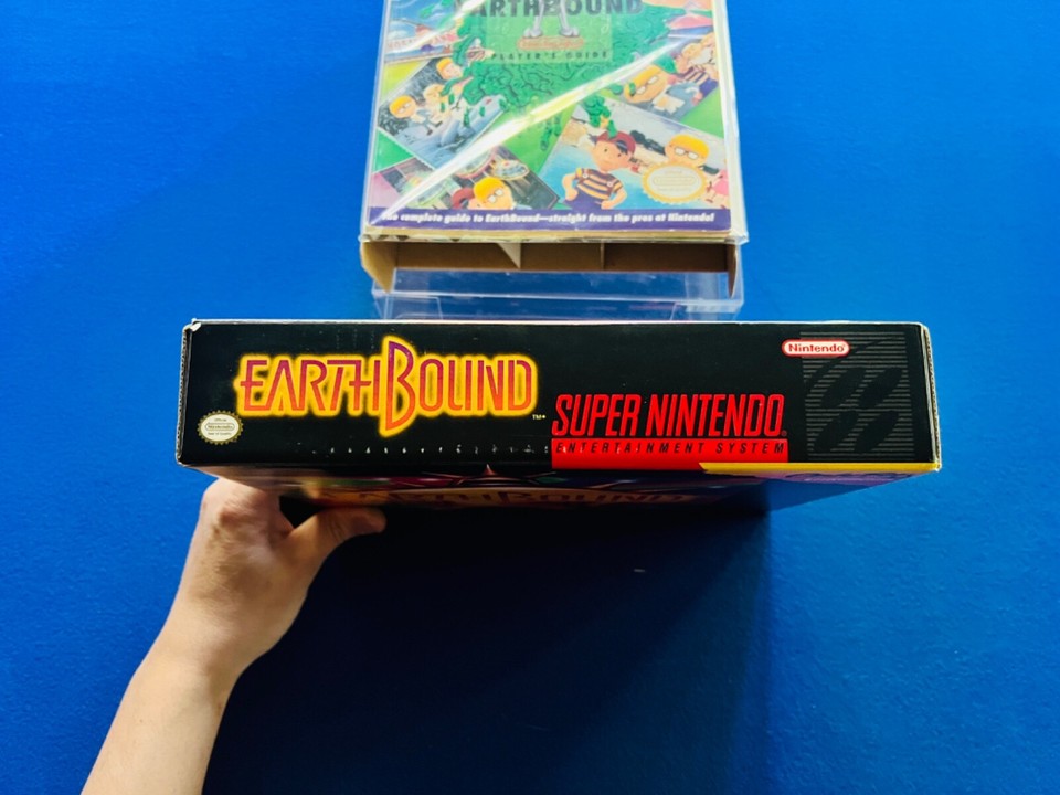 Earthbound Super Nintendo SNES 100% Complete CIB BIG BOX EXCELLENT ...