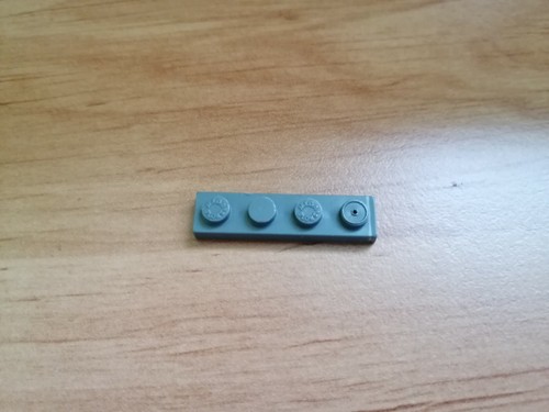 LEGO 3710+4211001 PLATE 1X4 COLOR DARK BLUISH GRAY | eBay