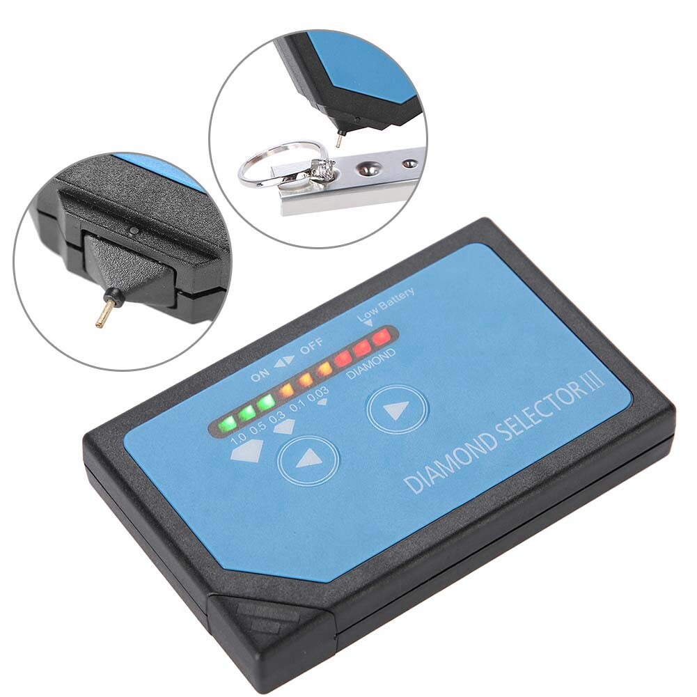 Practical Portable Jewelry Test Tool Diamond Selector III With LED ...
