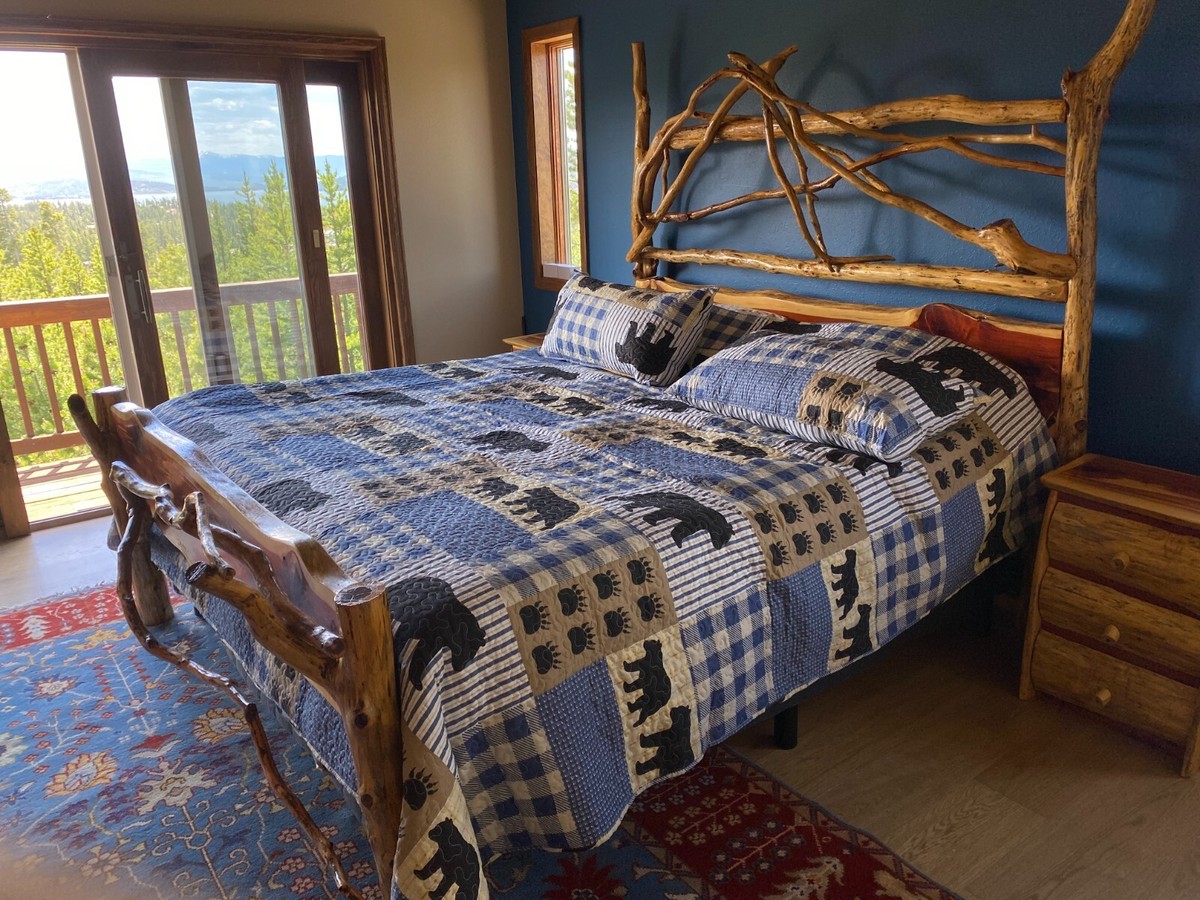 King Size Log Headboards