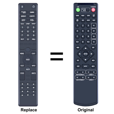 IR1081 Replace Remote Control For Christie Projector D12WU-H D13HD-HS ...