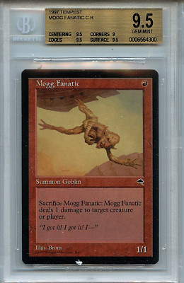 MTG Mogg Fanatic BGS 9.5 Gem Mint Tempest Card 4300 Amricons | eBay