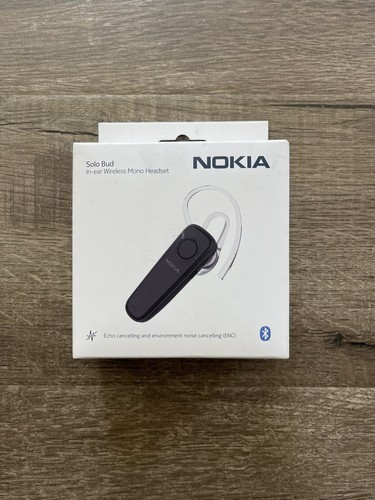 Nokia Solo Bud In-Ear Wireless Mono Headset Black Bluetooth SB-101 ...