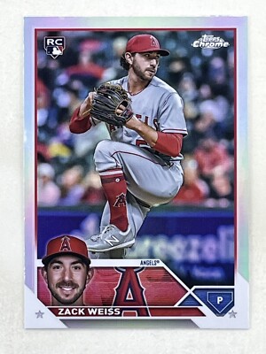 Zack Weiss 2023 Topps Chrome Update Series Refractor RC #USC155 MLB ...