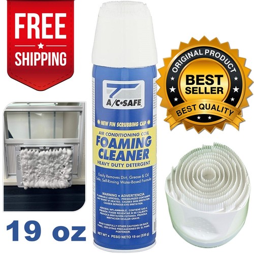 NEW Ac-safe Air Conditioner Foaming Coil Cleaner High Quality And Free ...