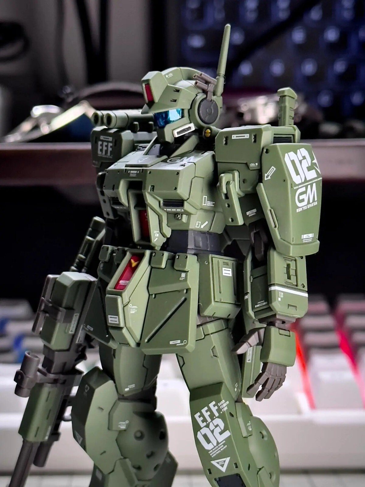 XFS HG 1/144 RGM-79S GM Spartan Assembly Model Kit Collection Action ...