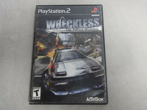 Wreckless The Yakuza Missions Sony Playstation 2 PS2 Game & Case, No ...