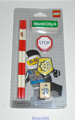 HTF! 2004 LEGO Pencil Set w/Erasers & Sharpener! NEW! | eBay