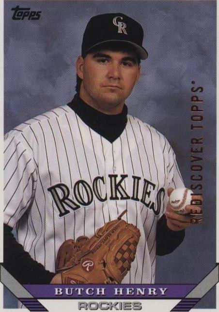 2017 Topps - Rediscover Topps Buybacks Bronze #1993-719 Butch Henry for ...