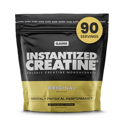 Instantized Creatine Monohydrate Gains Bulk Creatine for Strength 90 ...