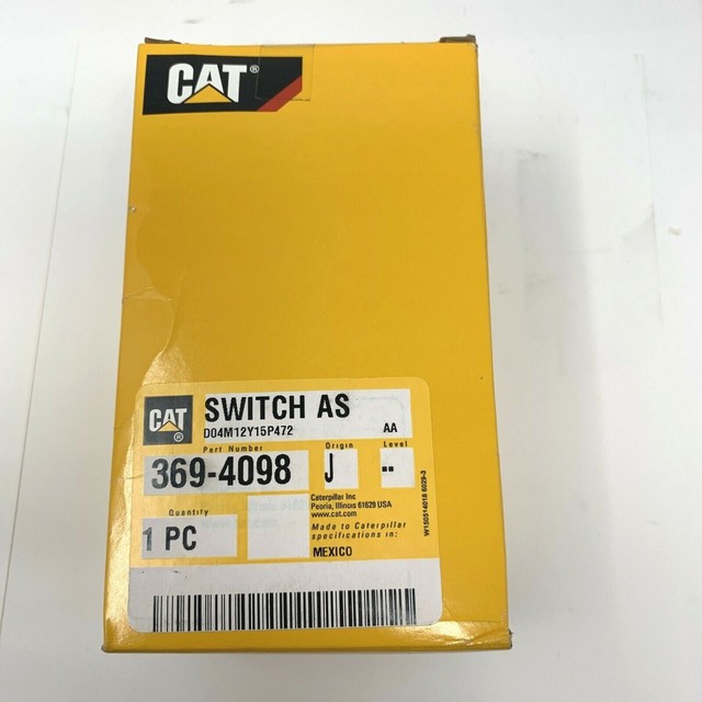 CAT Caterpillar MASTER SWITCH Assembly 369-4098 (GENUINE OEM) for sale ...