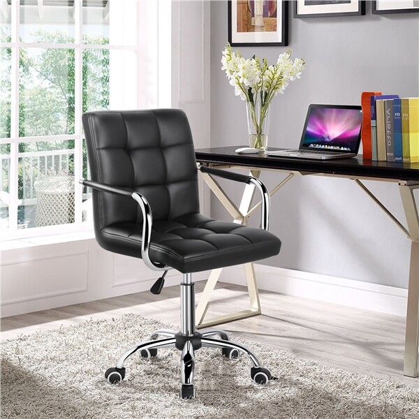 Computer Desk Laptop Table with Drawer and Adjustable Chair Set for ...