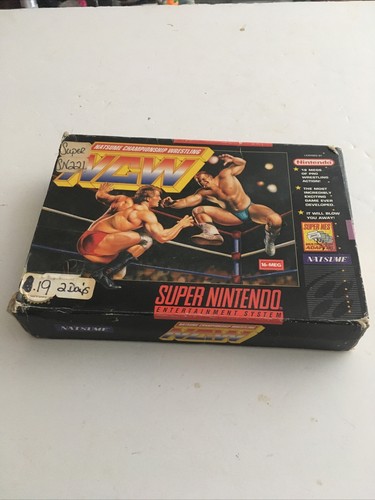 NCW Natsume Championship Wrestling (Super Nintendo | SNES) Authentic ...