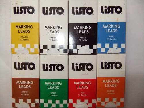 Listo Chinagraph Pencil Marking Lead Refills Pack of 8 Leads | eBay UK