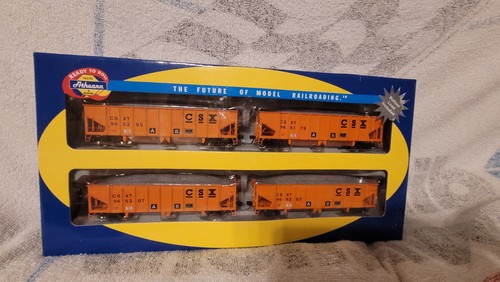 Athearn CSX Ballast Hopper 4 Pack | eBay