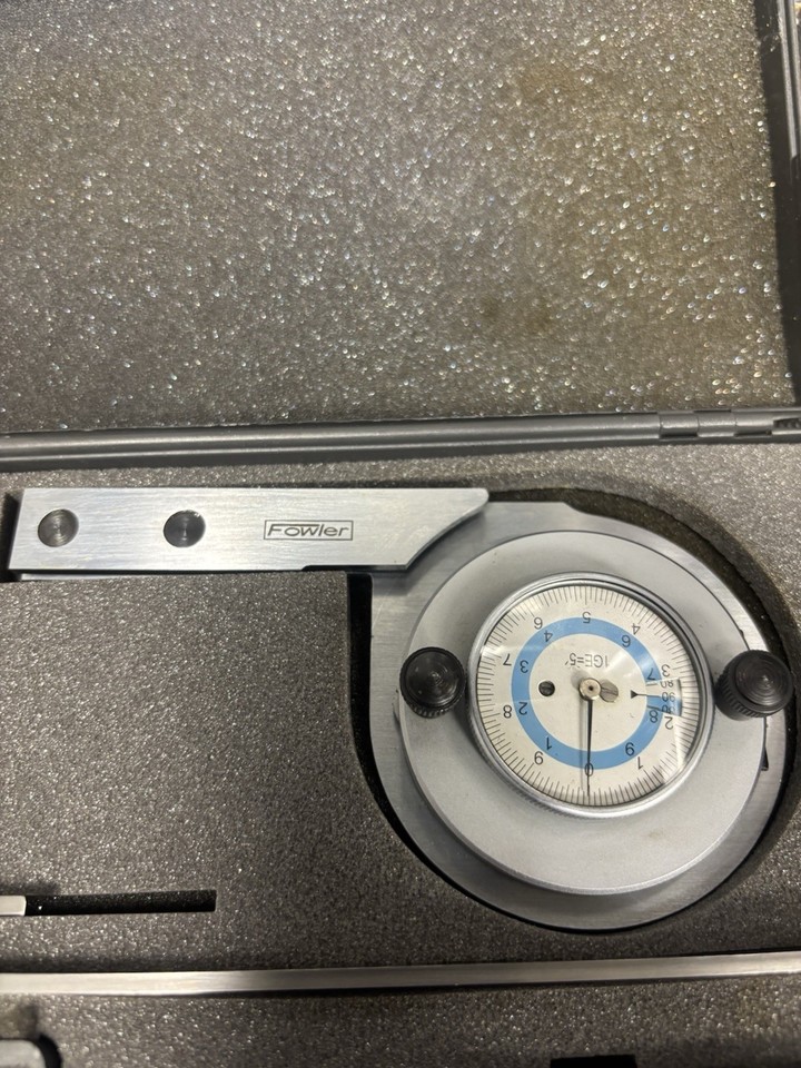 Fowler Dial Protractor Comes With Every Attachment Made | eBay