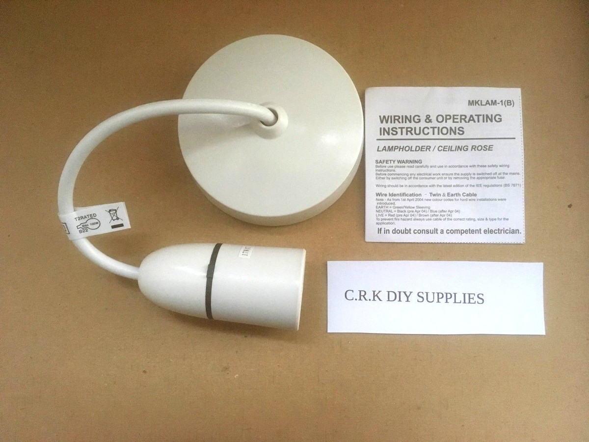 Ceiling Rose Wiring With 2 Cables | Shelly Lighting