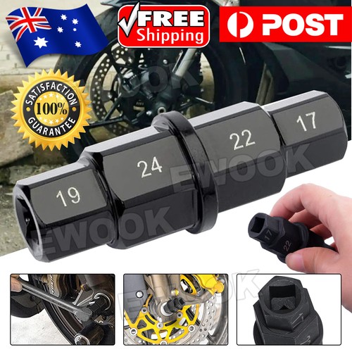 Motorcycle Front Wheel Axle Spindle Tool Hex Key Socket Auto Hex Key AU ...