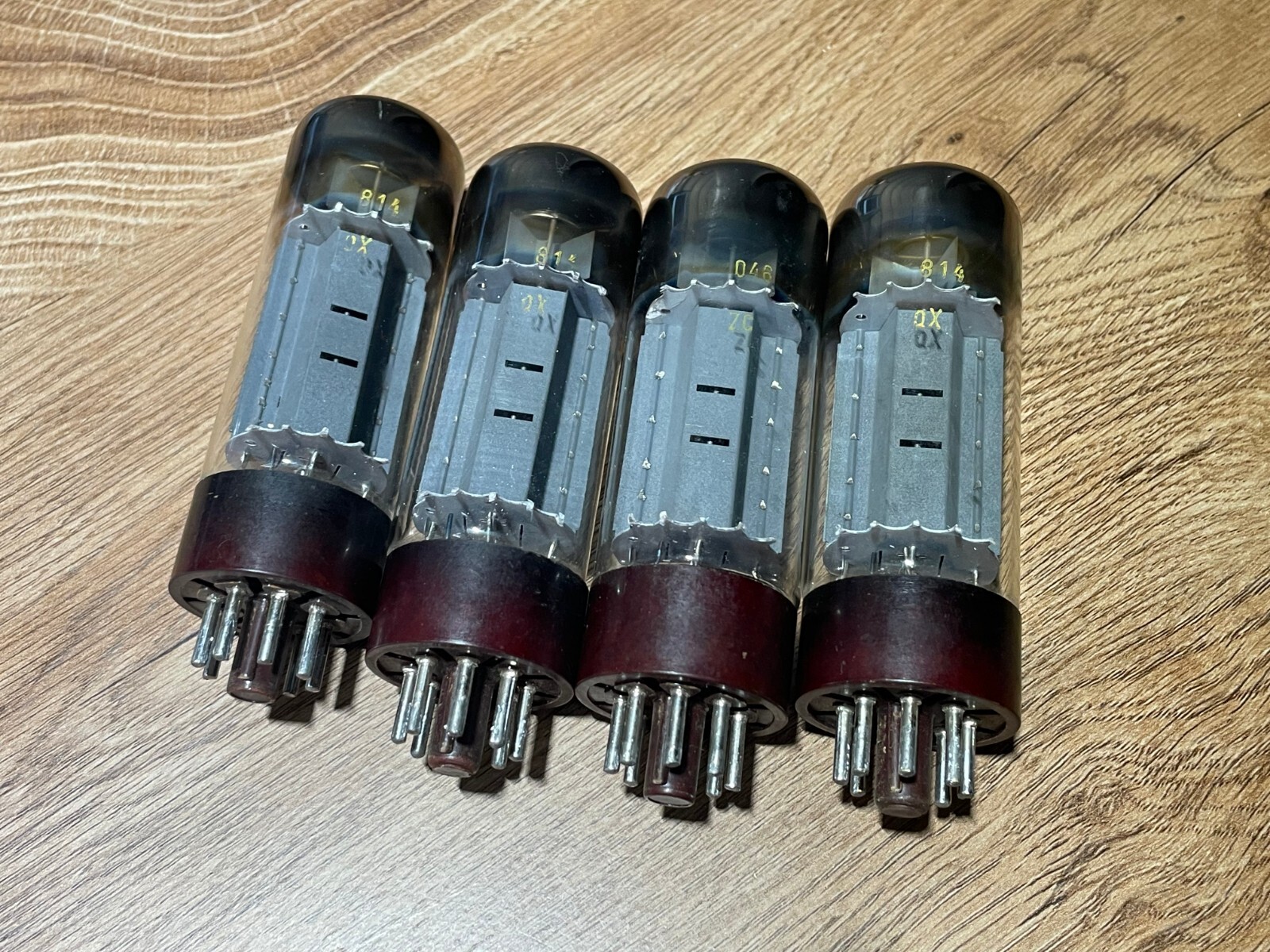 FOUR GOOD TESLA EL34 = 6CA7 PENTODE VACUUM AMPLIFIER OUTPUT TUBES OO ...
