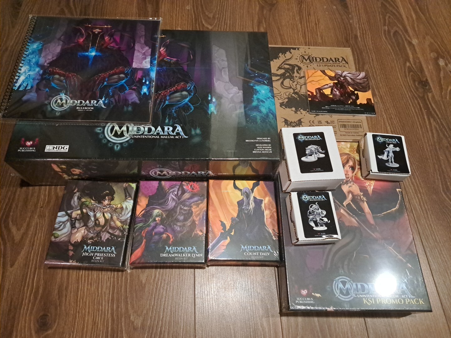 NEW MIDDARA Malum Act 1 KS + New 1.2 Manual And Cards, KS Promo 1 ...