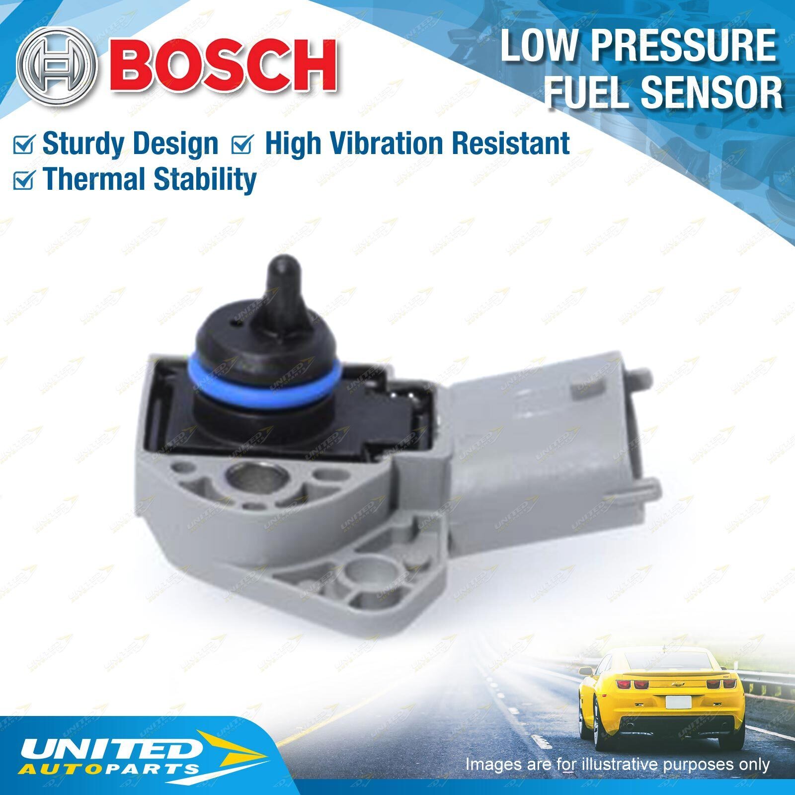 Bosch Low Pressure Fuel Sensor for Volvo C30 533 S60 S80 V70 XC70 136 ...