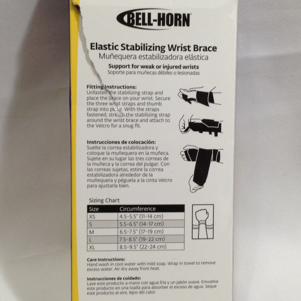 Bell Horn Medium Left L3908 Elastic Stabilizing Support Compression ...