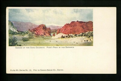 Colorado CO postcard PMC Rocky Mountains Series #12 Carson Harper Co ...