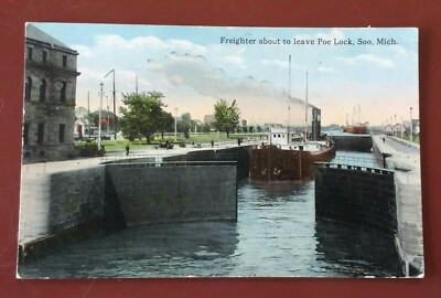 2 Poe Lock Soo Michigan 1920's | eBay