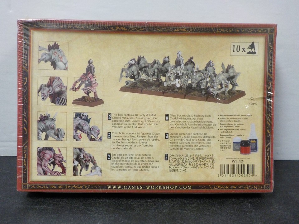 G507 Crypt Ghouls Flesh-Eater Courts AOS Warhammer New/Sealed Vintage ...