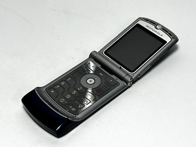Vintage Motorola RAZR V3 Blue Flip Phone Cingular - Untested As Is | eBay