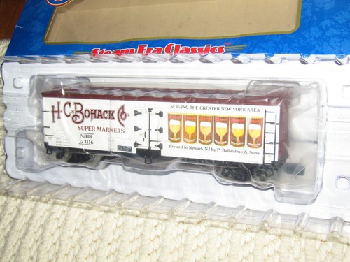 Atlas 3001581-1 H.C. Bohack Beer 40’ Wood Side Reefer Car - NEW - 3 ...