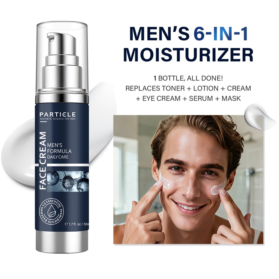 3X Particle Face Cream Men 6 in 1 Anti-Aging Cream Fights Eye Bags Dark ...