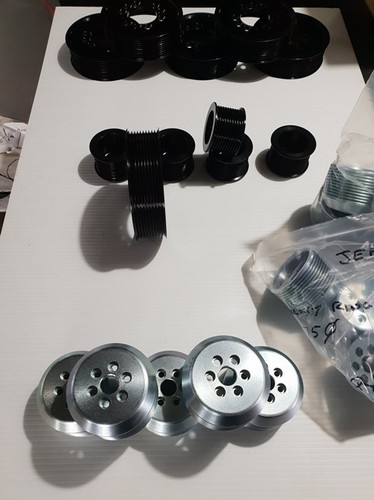 Rotrex Honda k20 K24 or Twin Screw 10 Rib Crank Pulley Adapter | eBay ...