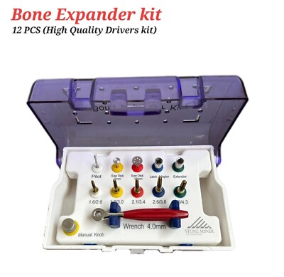 Bone Expander Kit Dental Implant Sinus Lift Instruments Screws Ratchet ...