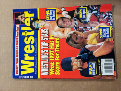 The Wrestler Magazine February 1997 Hulk Hogan Sunny Michaels Hart ...