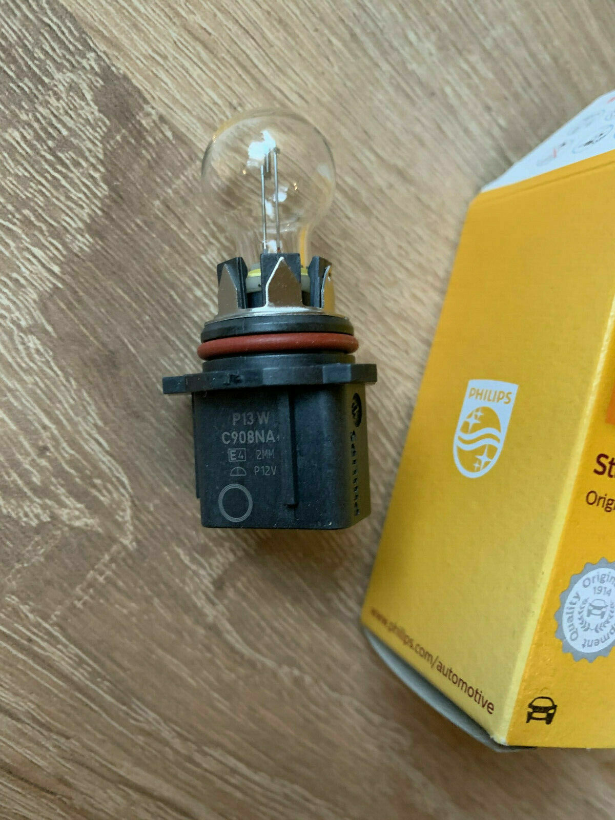 PHILIPS P13W Bulb Standard Halogen DRL Light 12V 13W PG18.5d-1 12277C1 ...