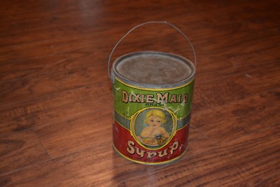 B16- Dixie Maid Brand Syrup 9 LBS. 3 OZS. Tin | eBay