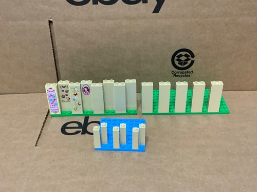 LEGO Column Brick - Tan - 1X1X3 - 1X1X5 - 1X2X5 - #2454 2453 14716 QTY ...