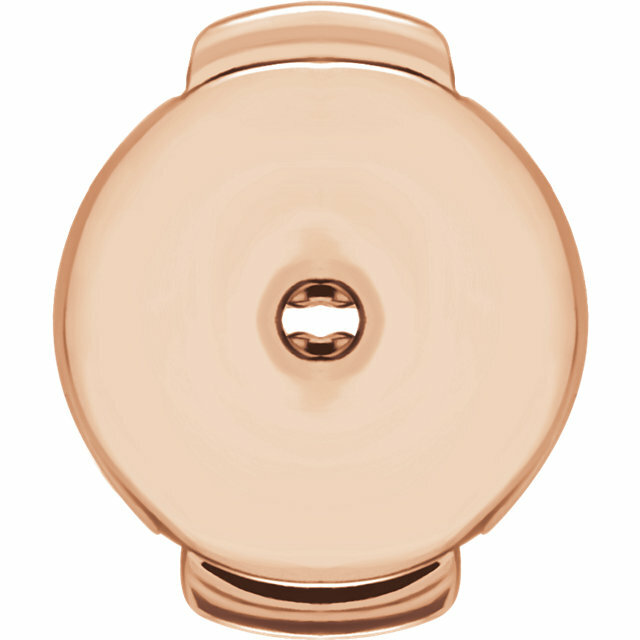 14kt 18kt Gold Platinum Silver Protektor System Earring Lock Back ...