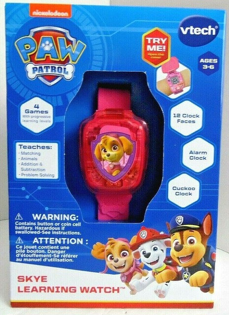 VTech Paw Patrol Skye Learning Watch Pink 2019 in Hand Ready to Ship ...