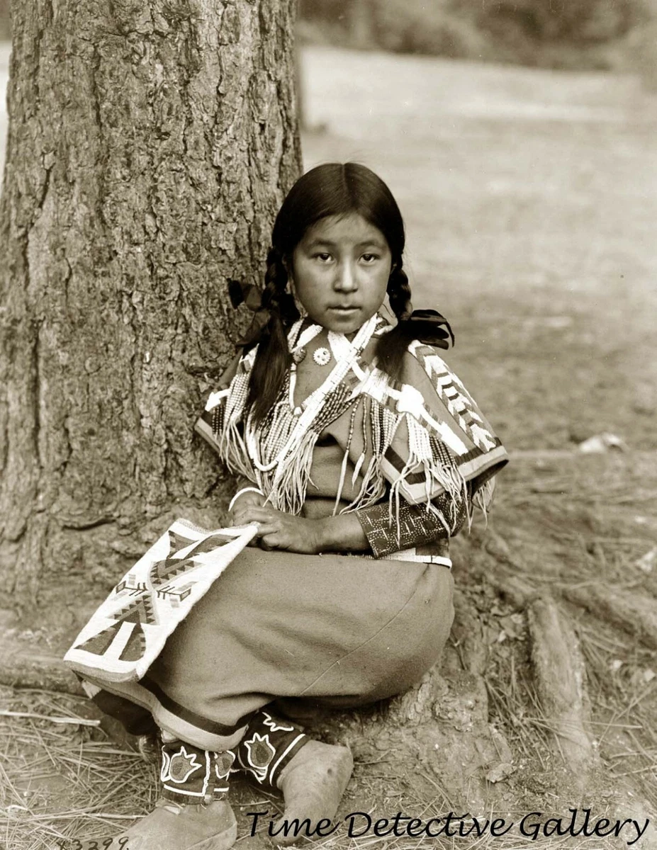 Little Native American Indian Girl