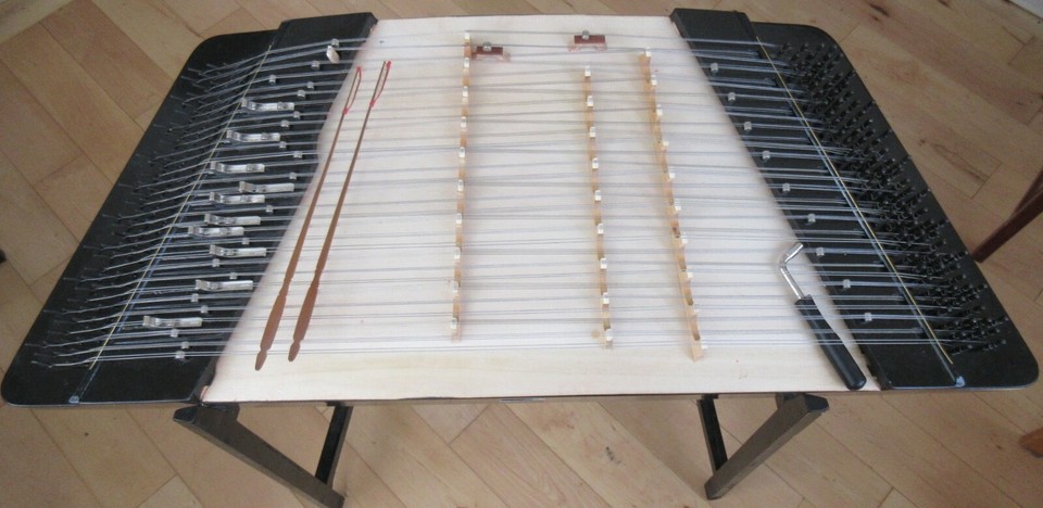 yangqin, 3 rows (Chinese dulcimer), setup & tuned, free lesson with ...