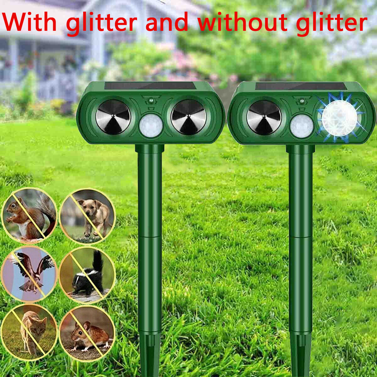 Motion Sensor Pest Repeller ITOPFOX Motion Sensor Repeller Outdoor