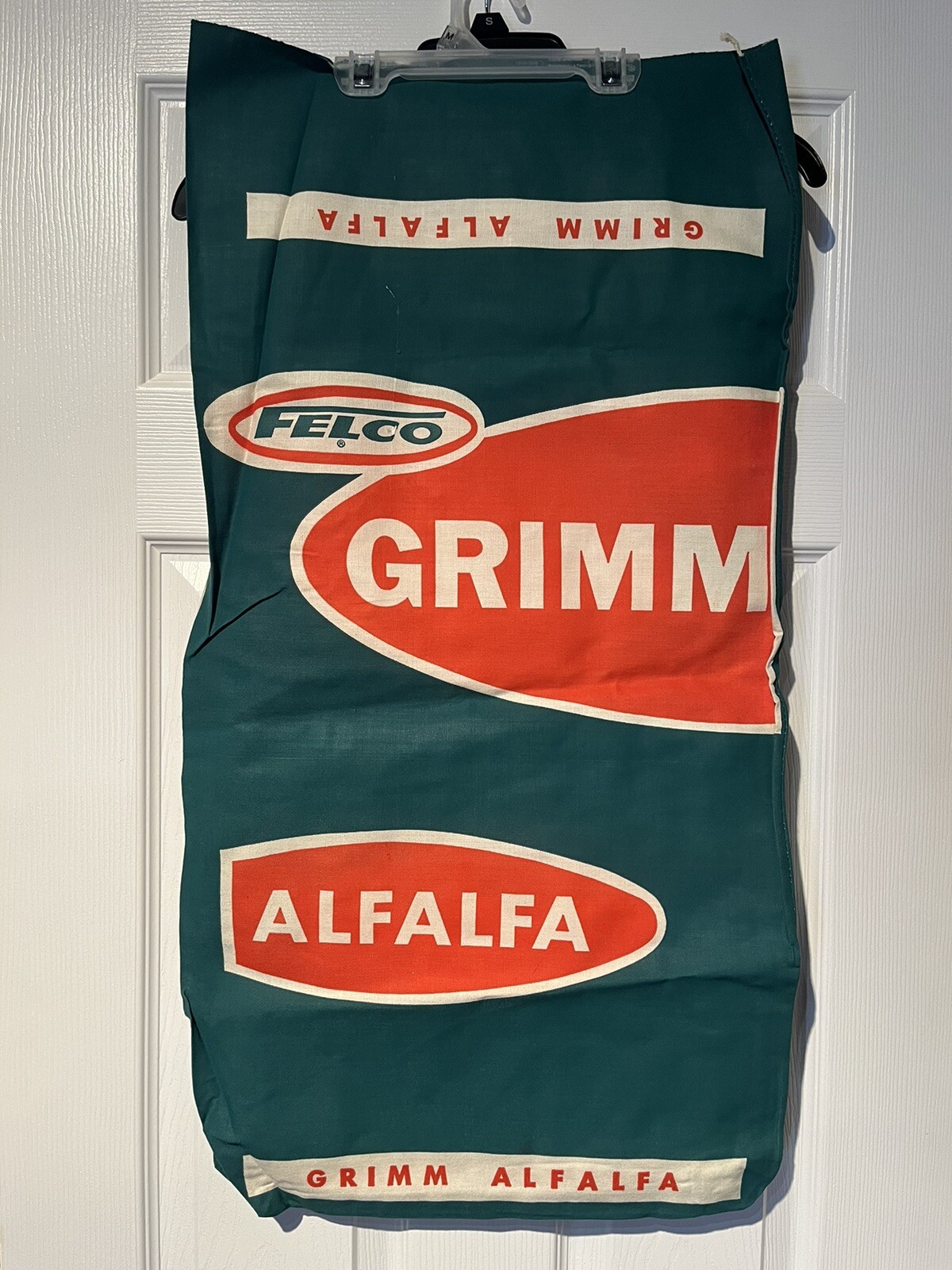 Vintage FELCO GRIMM ALFALFA Seed Cloth Feed Sack Bag Livestock Farm ...