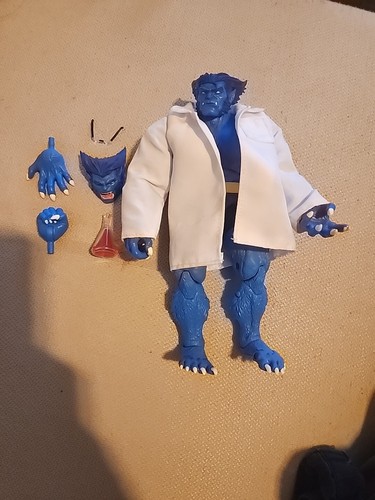 Marvel Legends Beast Uncanny X-Men Retro Card W/Lab Coat | eBay